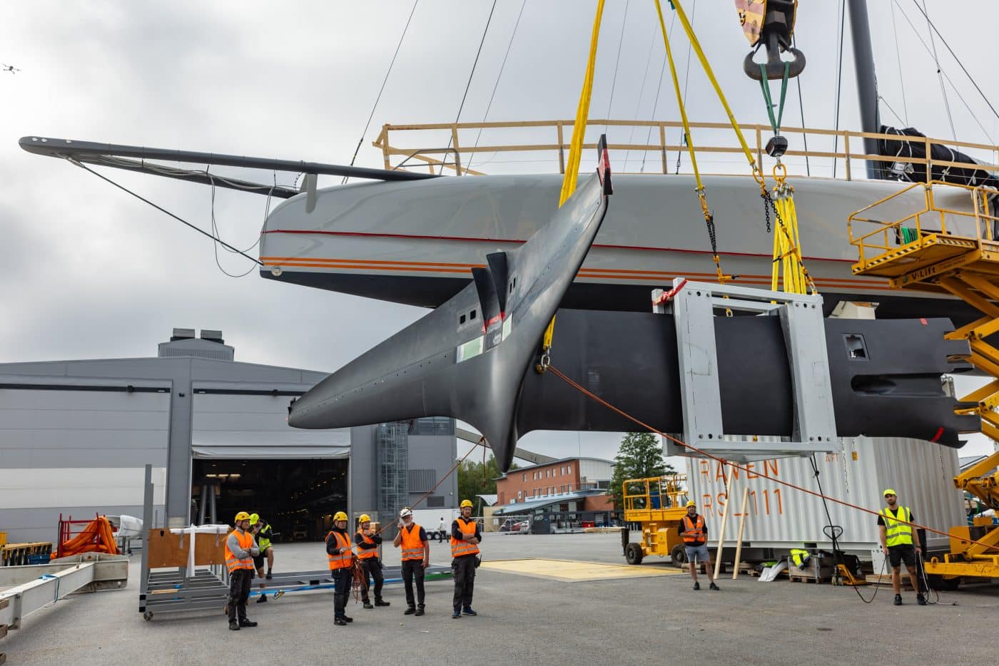 BALTIC 111 RAVEN OFFICIALLY LAUNCHED AHEAD OF FOILING TRIALS | Baltic ...